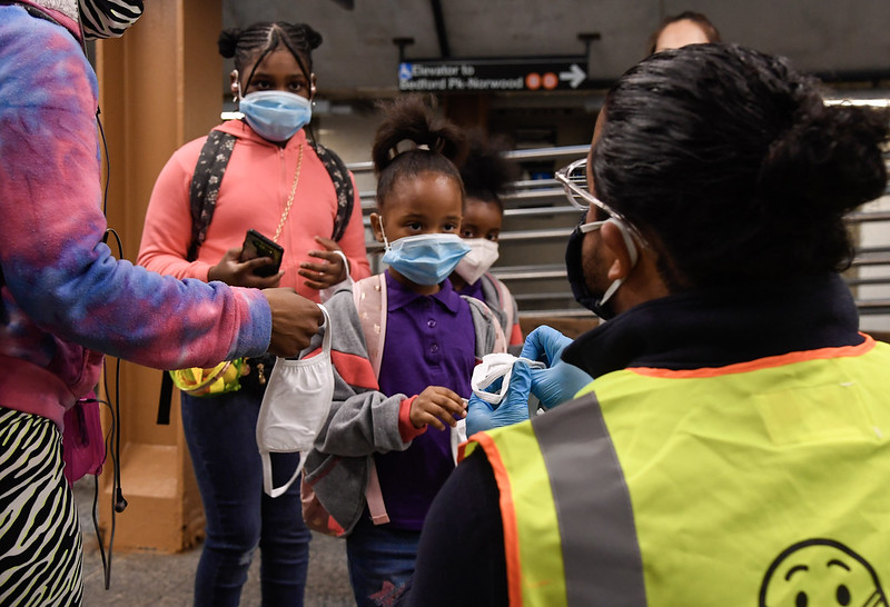 MTA 'Mask Force' Begins Distribution of 60,000 Child-Size Masks ...