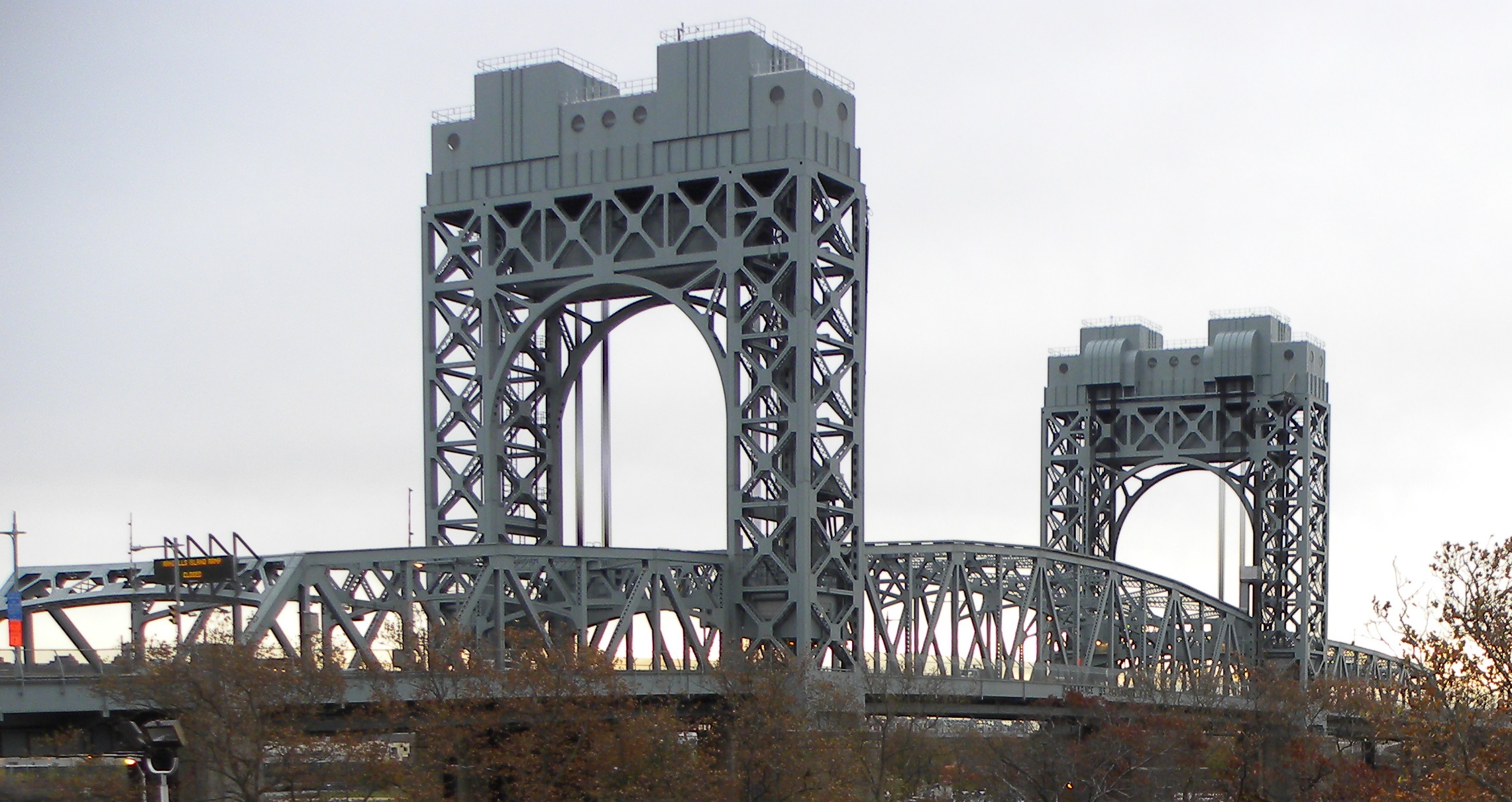 Bridge Lift Testing at RFK Bridge Manhattan Span