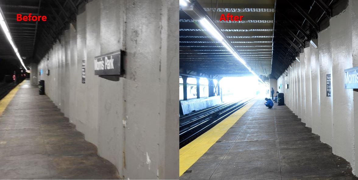 PHOTOS: MTA Completes Re-NEW-vation at Morris Park